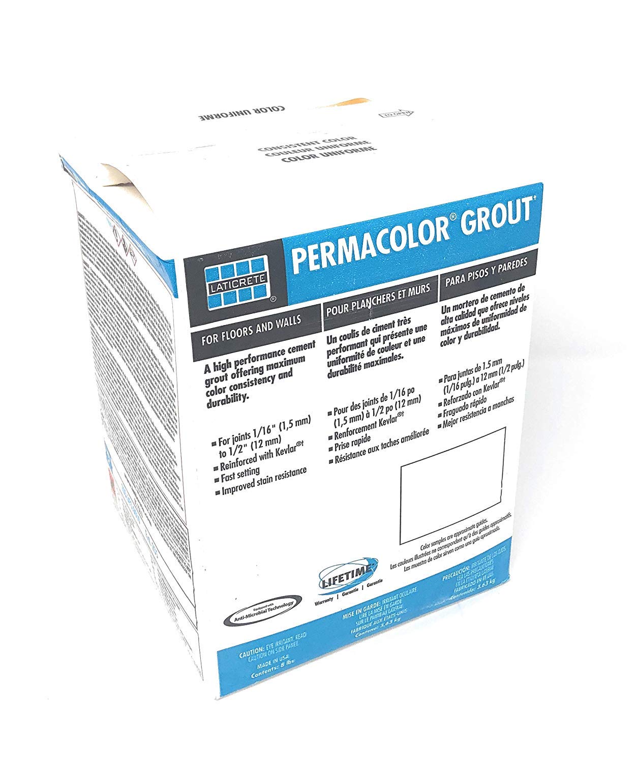 LATICRETE PERMACOLOR Grout Latte 8LB: Amazon.com: Tools & Home Improvement
