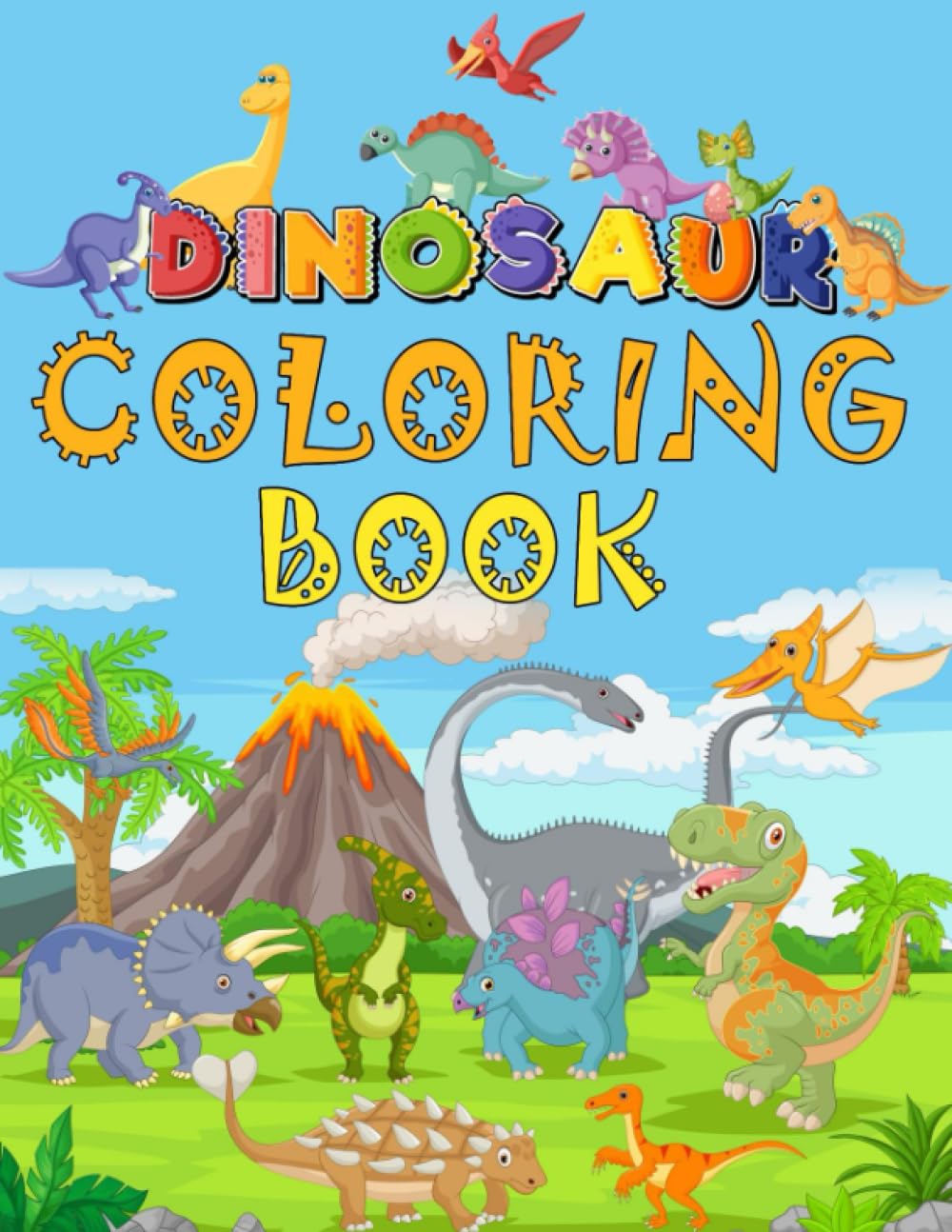 Dinosaur Coloring Book: Nelson, L: 9798850609887: Amazon.com: Books