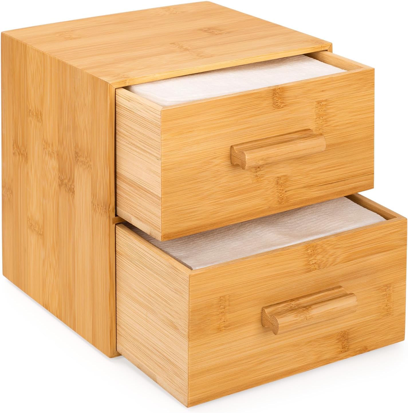 Amazon.com: Bamboo Box with Makeup Remover Wipes, 50 PCS XL Disposable ...