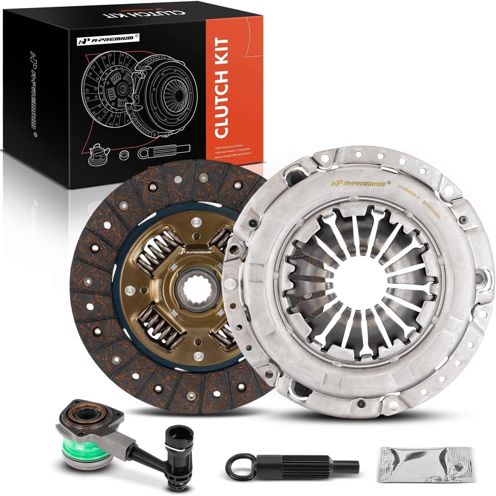 Amazon.com: A-Premium Transmission Clutch Kit with Slave Cylinder Set ...