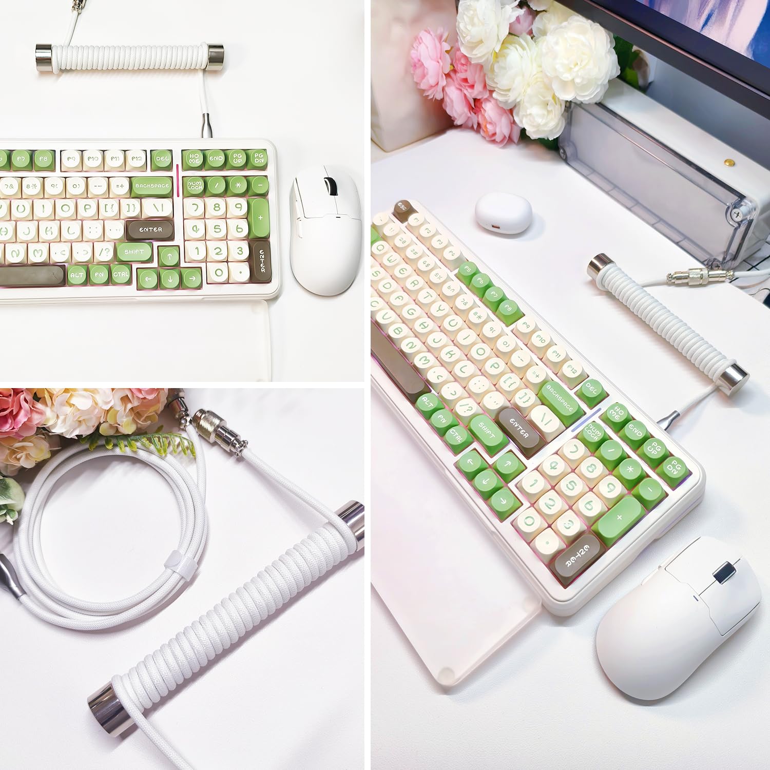 Snapklik.com : UCINNOVATE Pro Custom Coiled 1.8M USB C Cable For Gaming ...