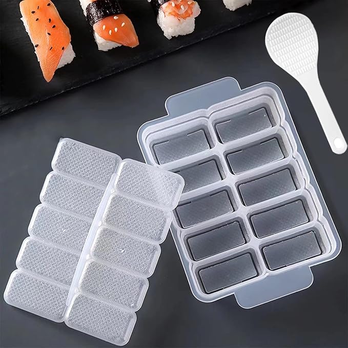 Amazon.com | AYCCNH 10 in 1 Mini Japanese Onigiri Sushi Mold ...