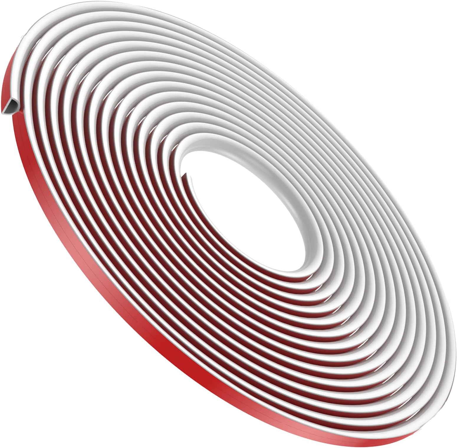 Amazon.co.jp: Shuiling 4M/6M/8M 配線カバー 白 テープ付き 配線隠しカバー ケーブルカバー 配線モール 配線コード隠し PVC 難燃素材 絶縁 耐衝撃 柔らかい ...