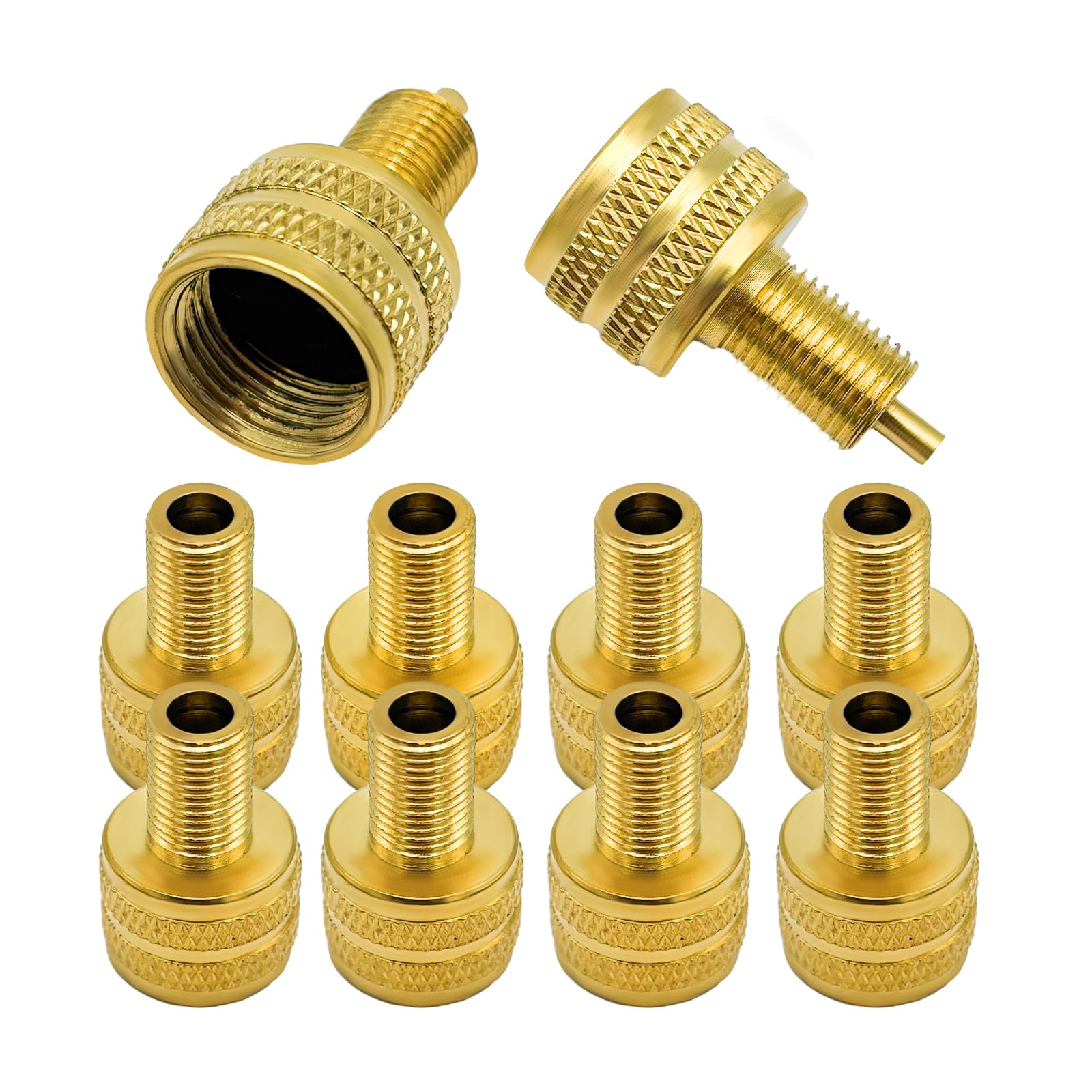 Amazon.com: Suvnie 10 PCS Large Bore Tire Valve Adapter, Brass Valve ...