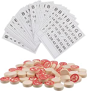 Amazon.com: Russian Bingo Lotto Game Set for Family Russian Lotto Board ...