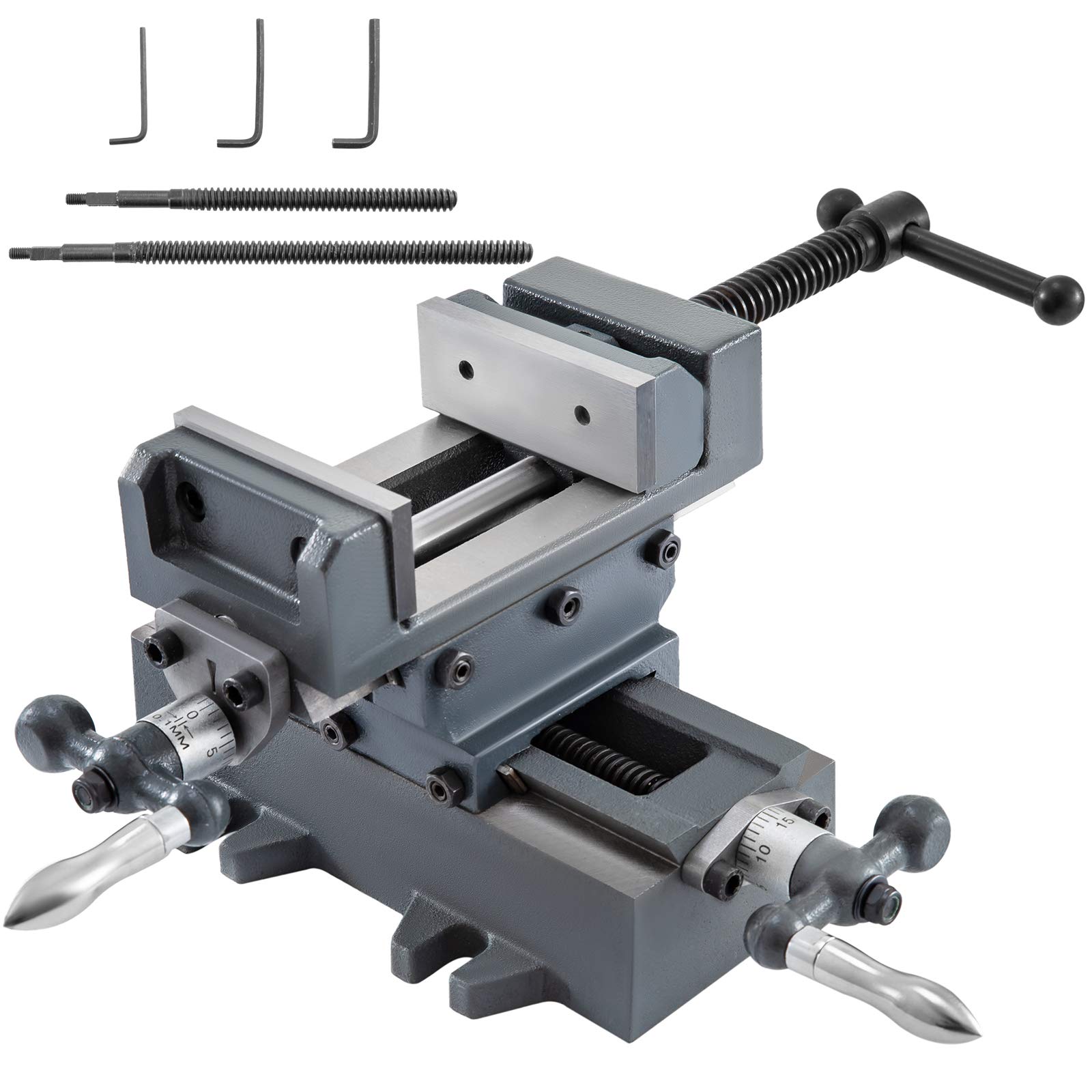 Buy Mophorn Drill Press Vise 3 inch, Cross Slide Drill Press Vise Heavy ...