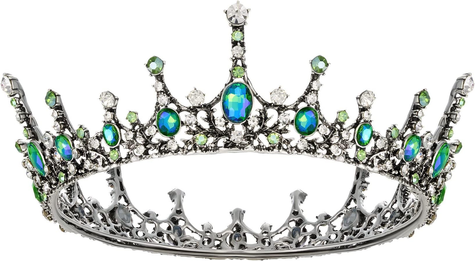 Amazon.com: SWEETV Queen Crown for Women - Baroque Wedding Tiaras and ...