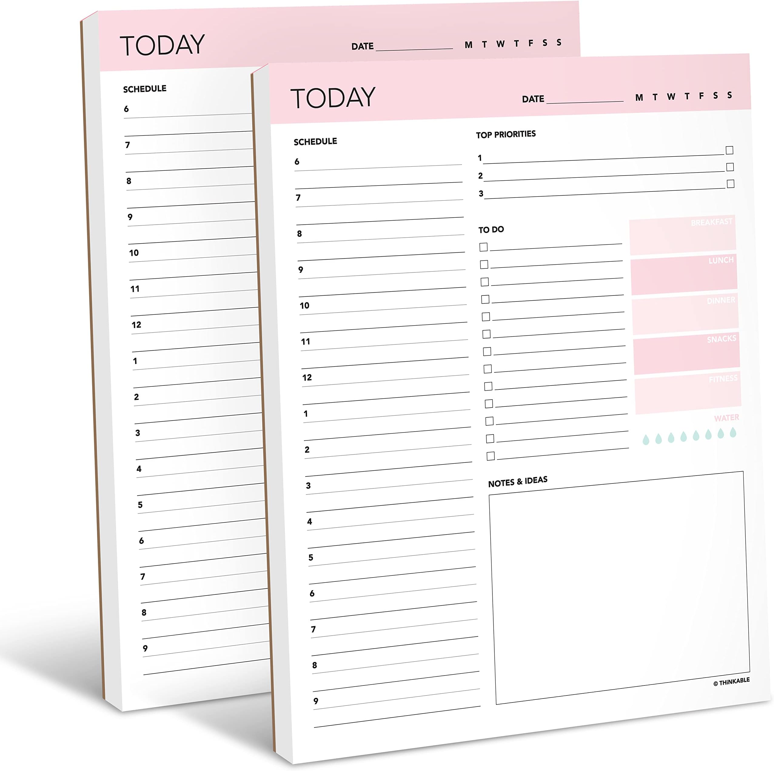 Amazon.com : Two Tumbleweeds Meeting Notes Notepad - 6x9 - Double Sided ...