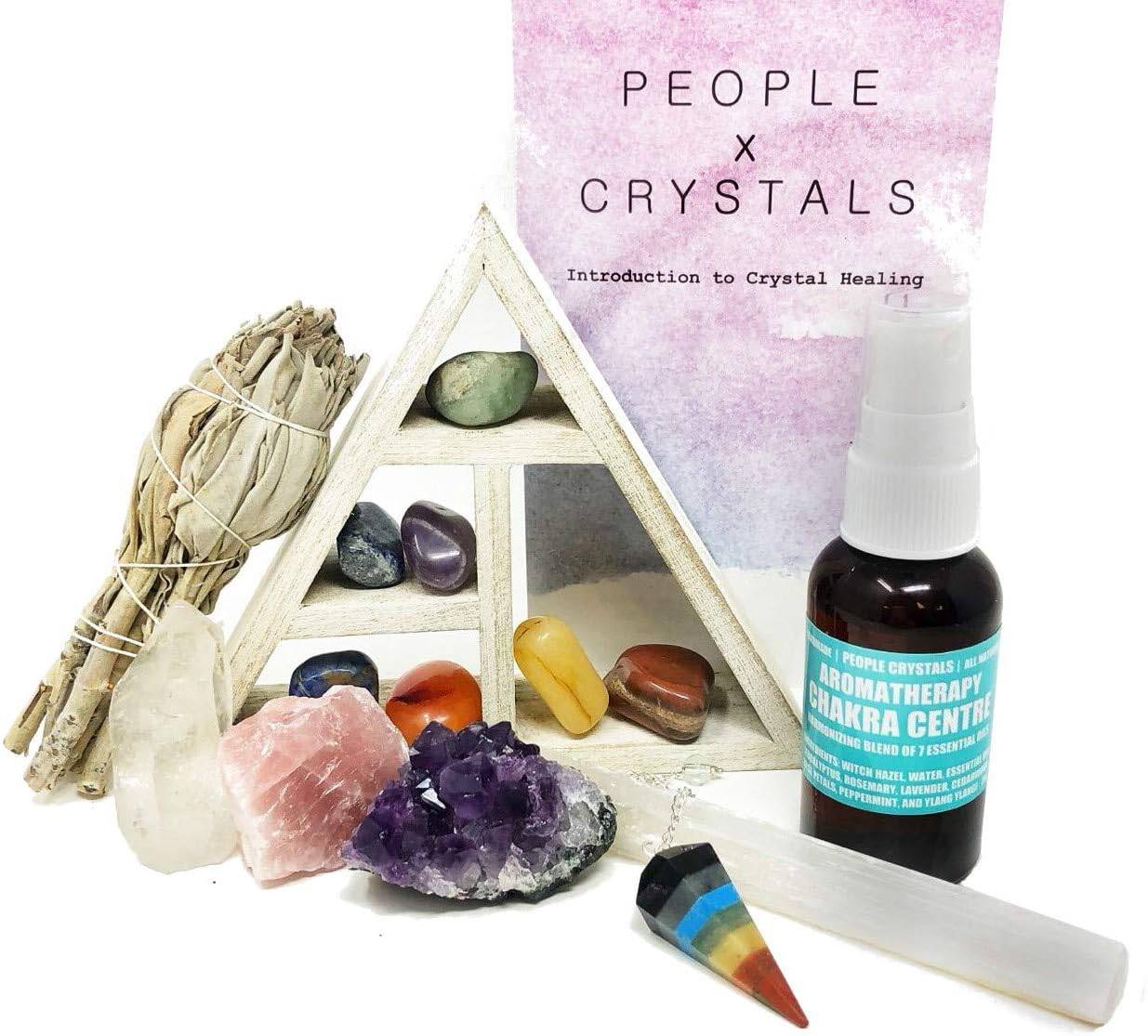 Amazon.com: 15 pcs Chakra Crystal Healing Kit! / Lot of Chakra tumbles ...