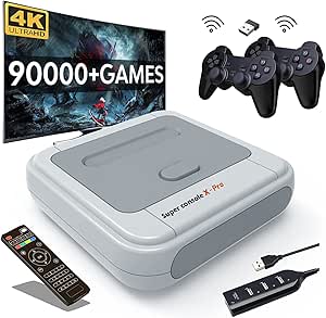 Kinhank Retro Game Console,Super Console X Pro with 90,000+ Video Games ...
