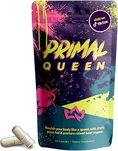 Primal Queen Female-Optimized Beef Organ Superfood Supplement (Beef ...