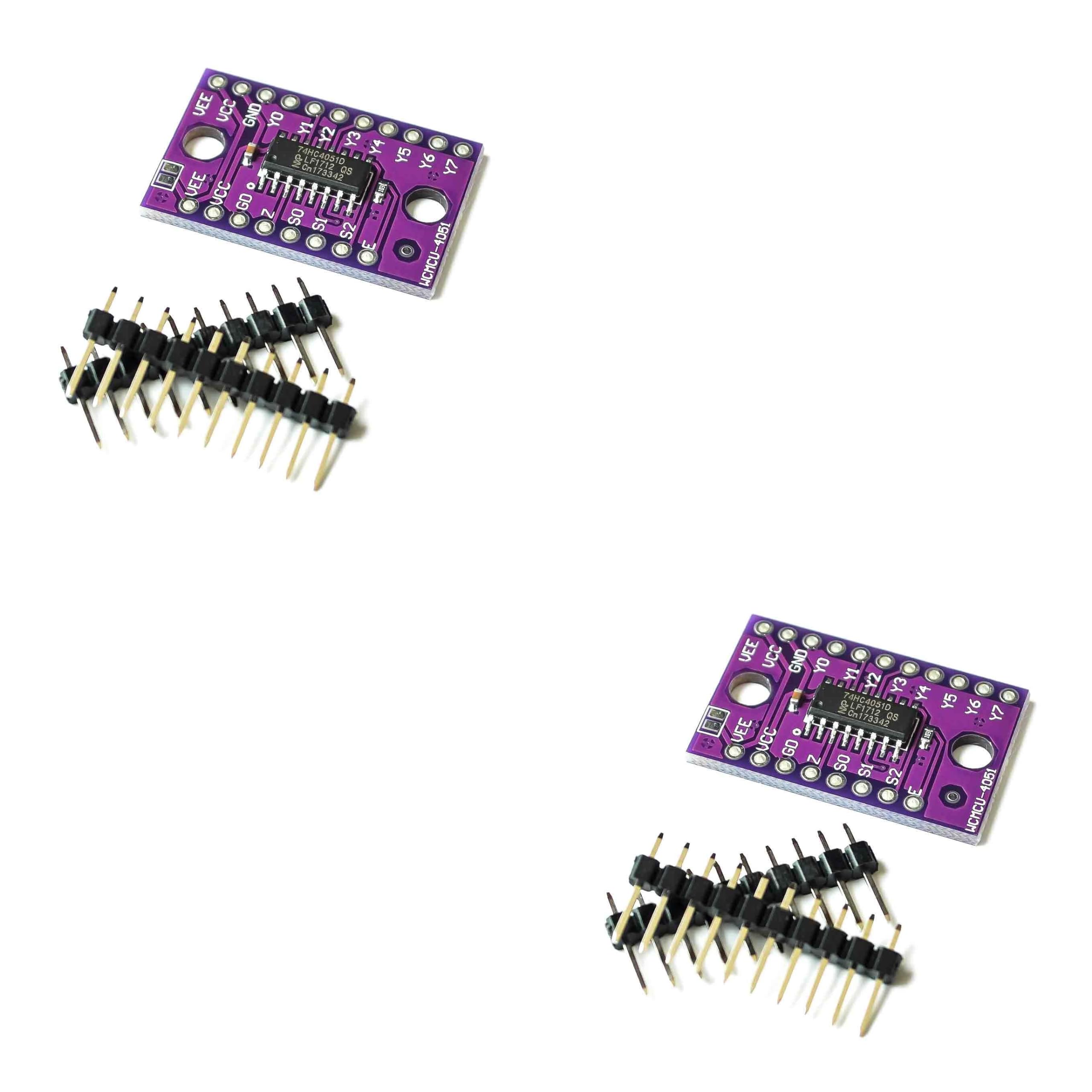 (2 pc) Pro3D 74HC4051 8 Channel Analog Multiplexer/Demultiplexer ...