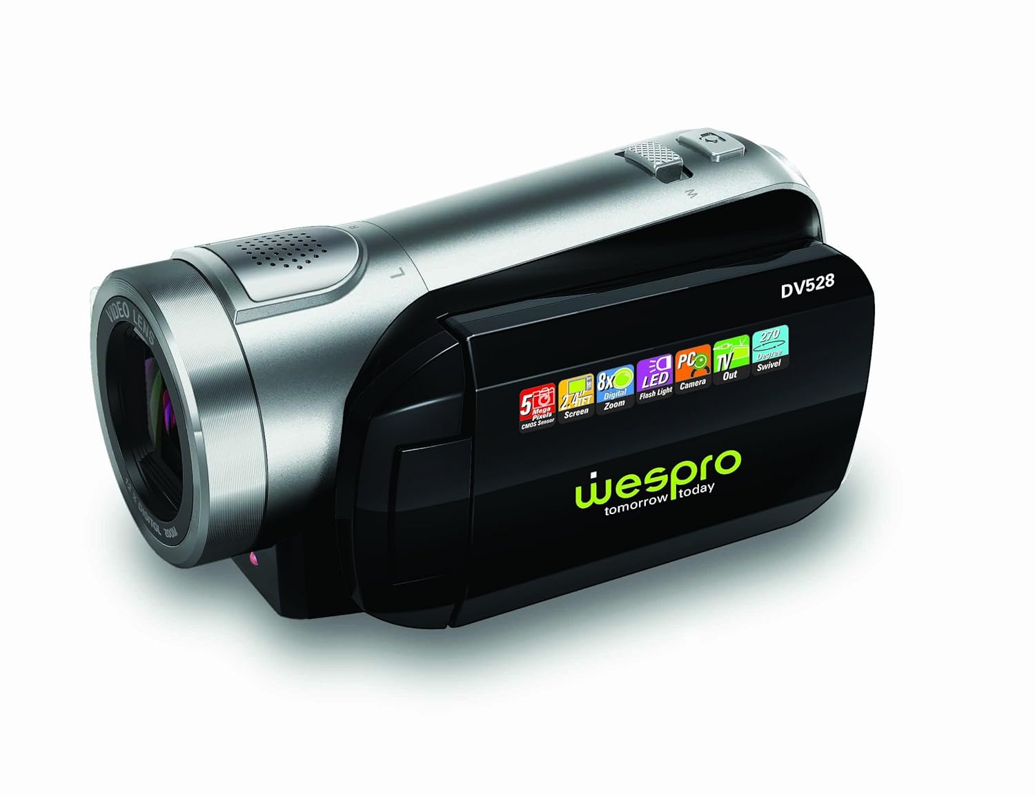 Buy Wespro 5MP Digital Camcorder-DV528 (Free - Charger Set) Online at ...