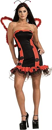 Secret Wishes Women's Adult Sassy Ladybug Costume : Amazon.co.uk: Toys ...