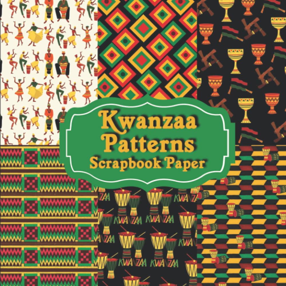 Kwanzaa Patterns Scrapbook Paper Pad: Double Sided for Craft Projects ...