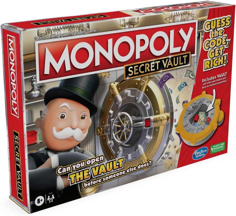 Manual de instrucciones del juego de mesa Monopoly Secret Vault (modelo ...