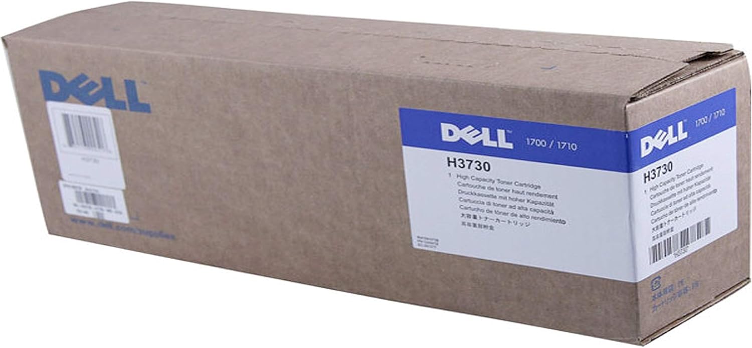 Dell H3730 1700 1710 Toner Cartridge (Black) in Retail Packaging ...