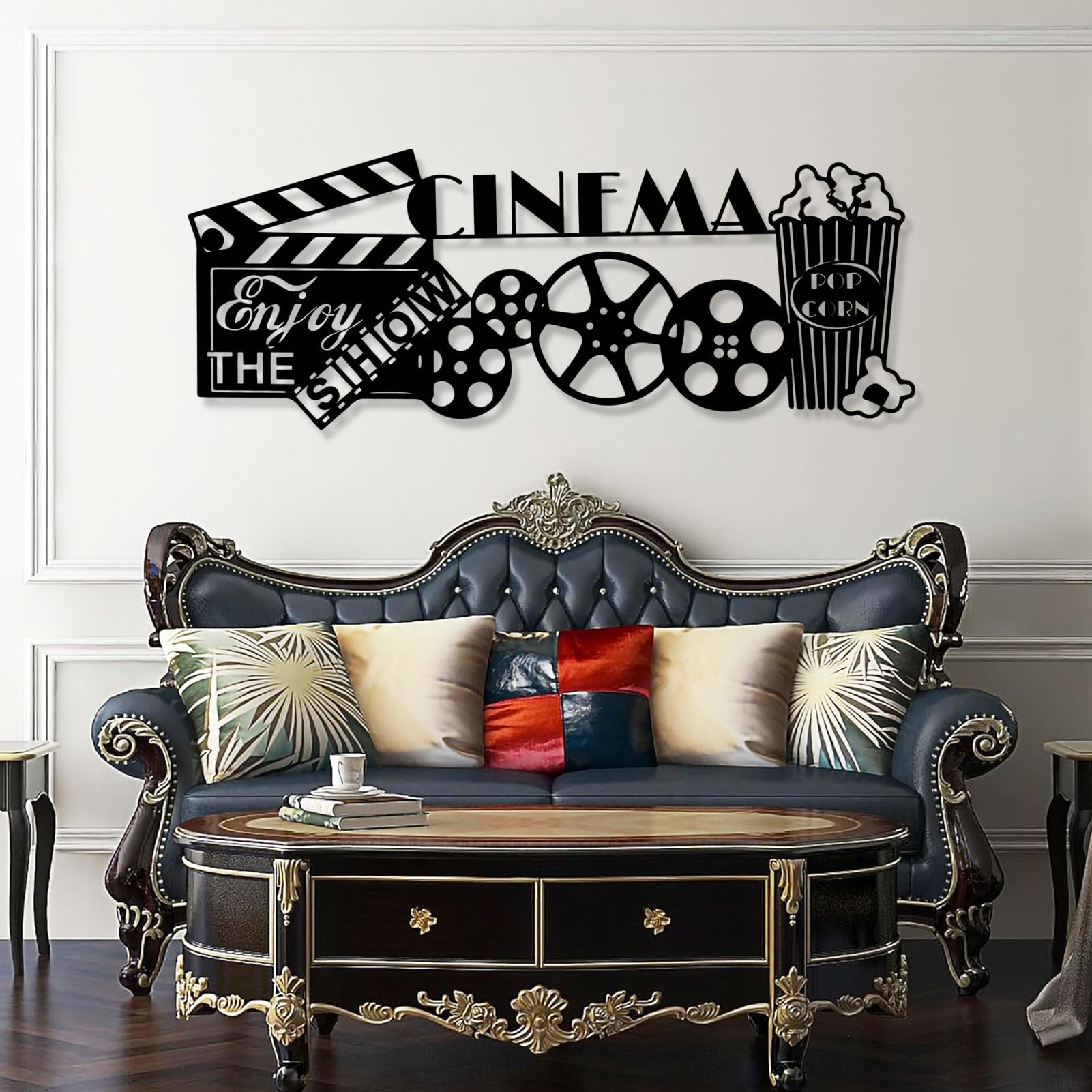Amazon.com: Metal Movie Theater Wall Decor, Cinema Metal Wall Art ...