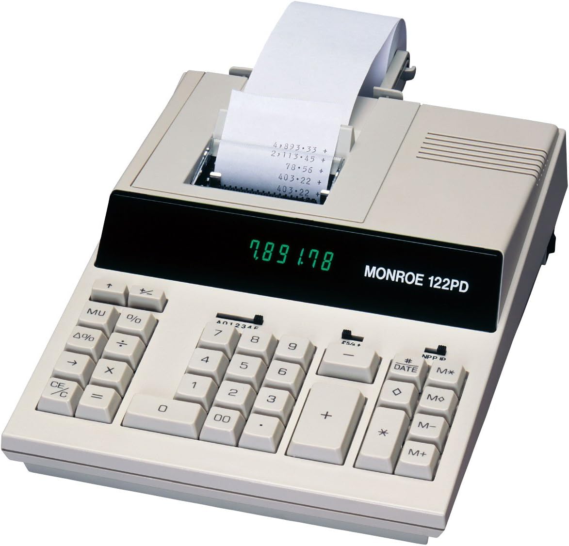Amazon.com : Monroe 122PD Calculator : Multifunction Office Machines ...