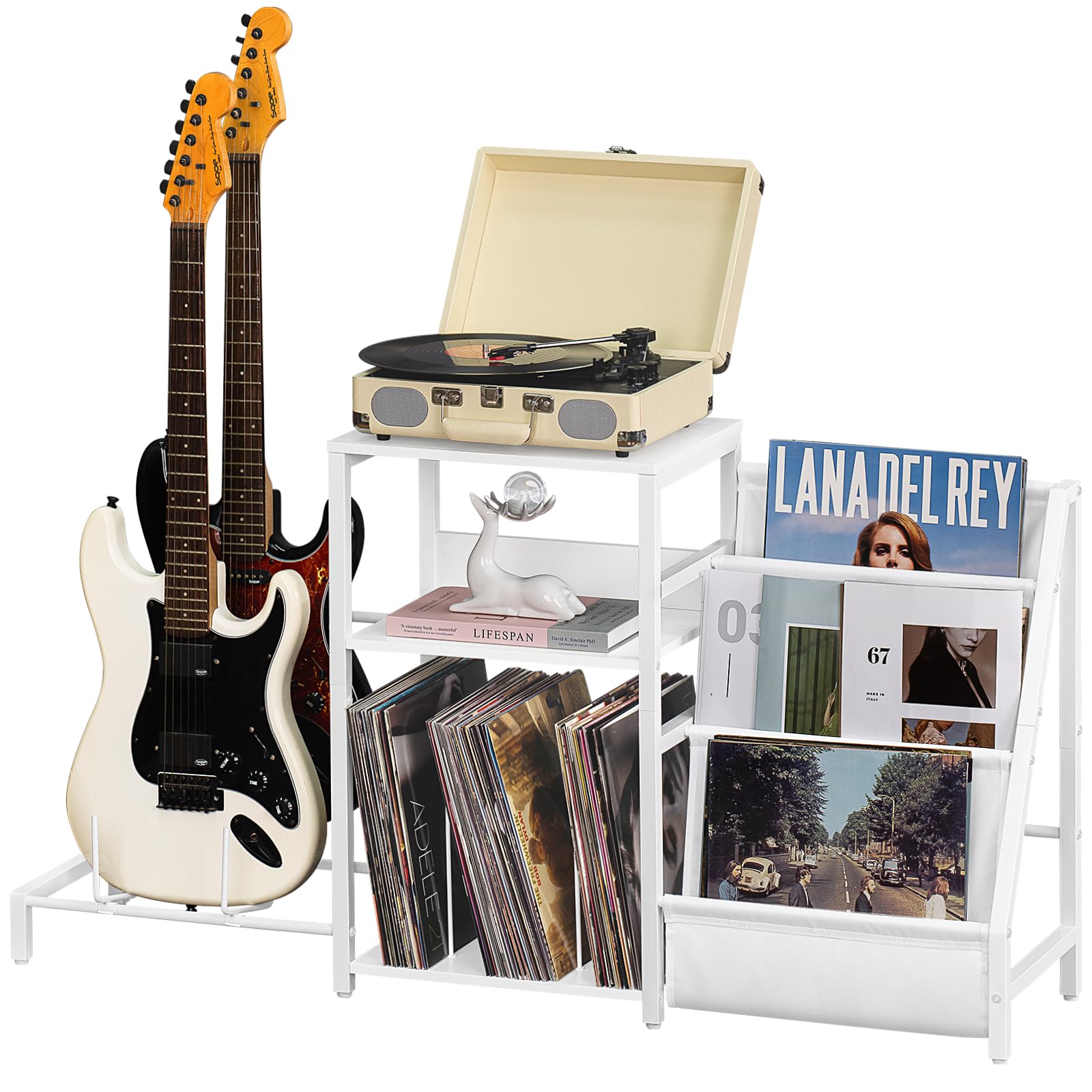 Snapklik.com : LELELINKY Record Player Table,Adjustable Guitar Stand ...