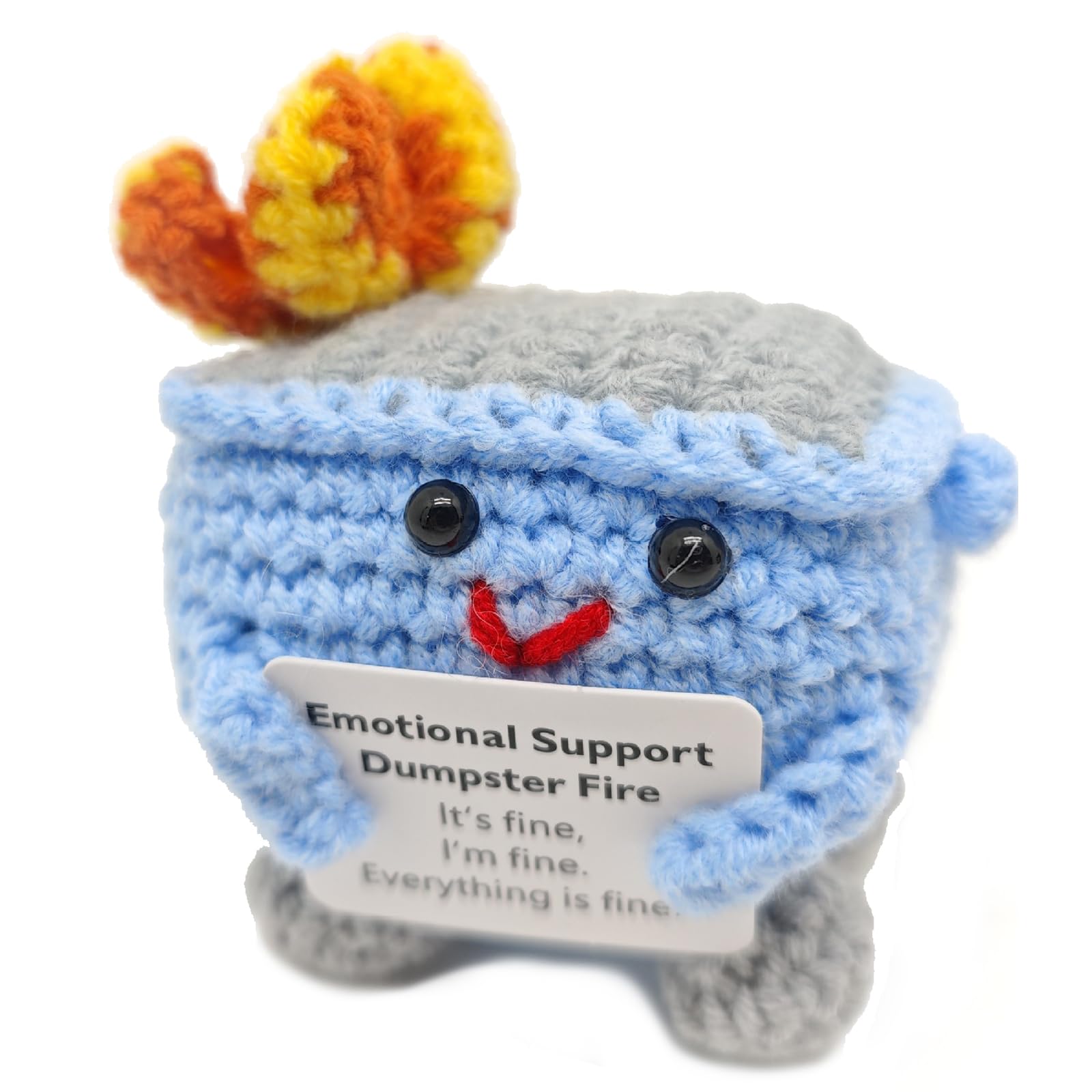 Emotional Support Dumpster Fire, Emotional Support Plush, Emotional ...