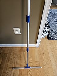 Amazon.com: Floor & Window Professional 180° Rotatable Squeegee Scrubber with 56" Adjustable ...