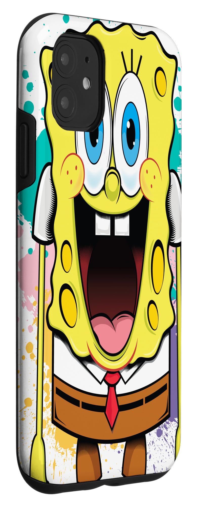 Snapklik.com : Paint Splatter Spongebob Squarepants Case For iPhone 11