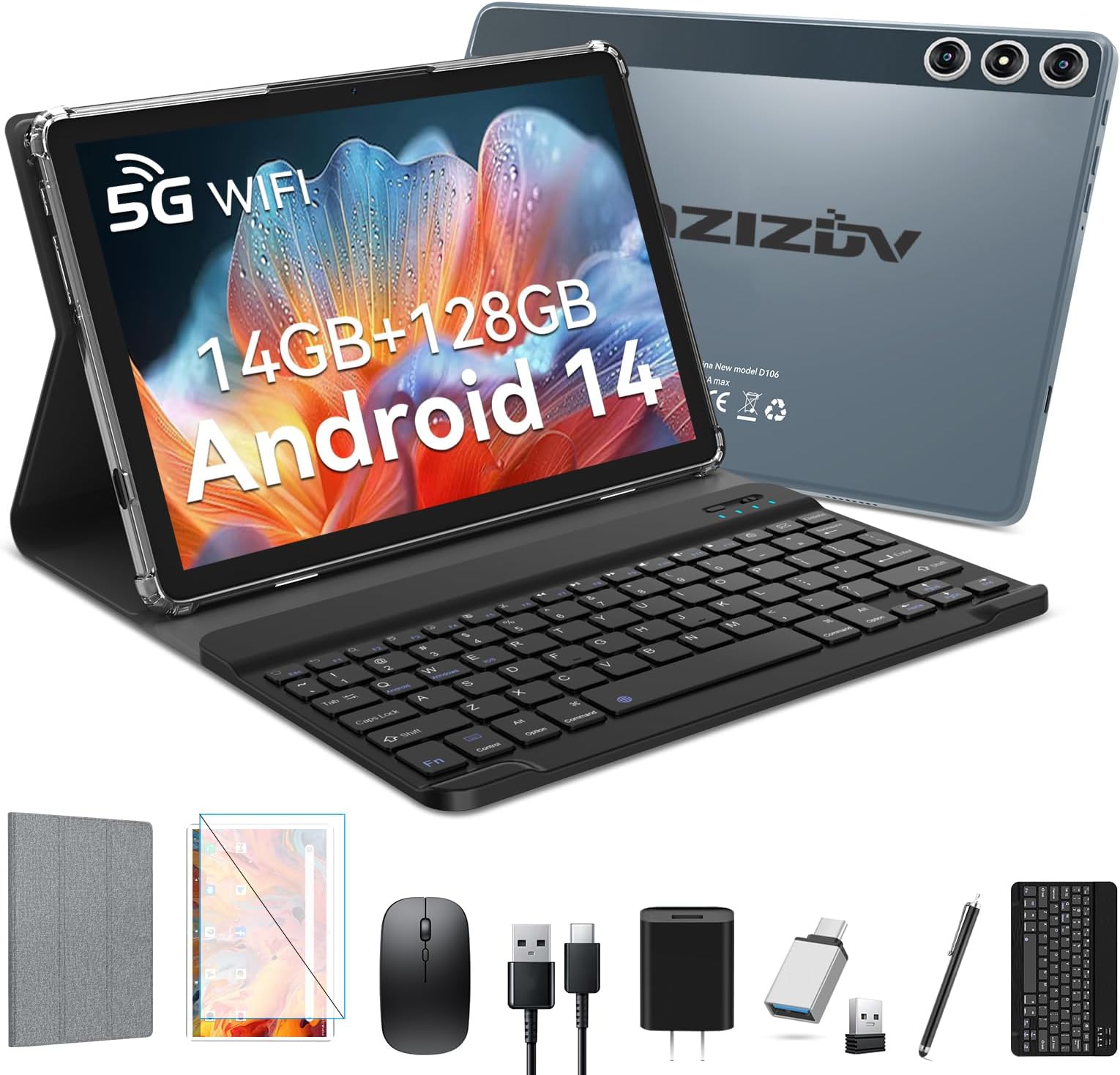Amazon.com : 2025 Latest Android 14 Tablet, 4G Cellular Tablets with ...