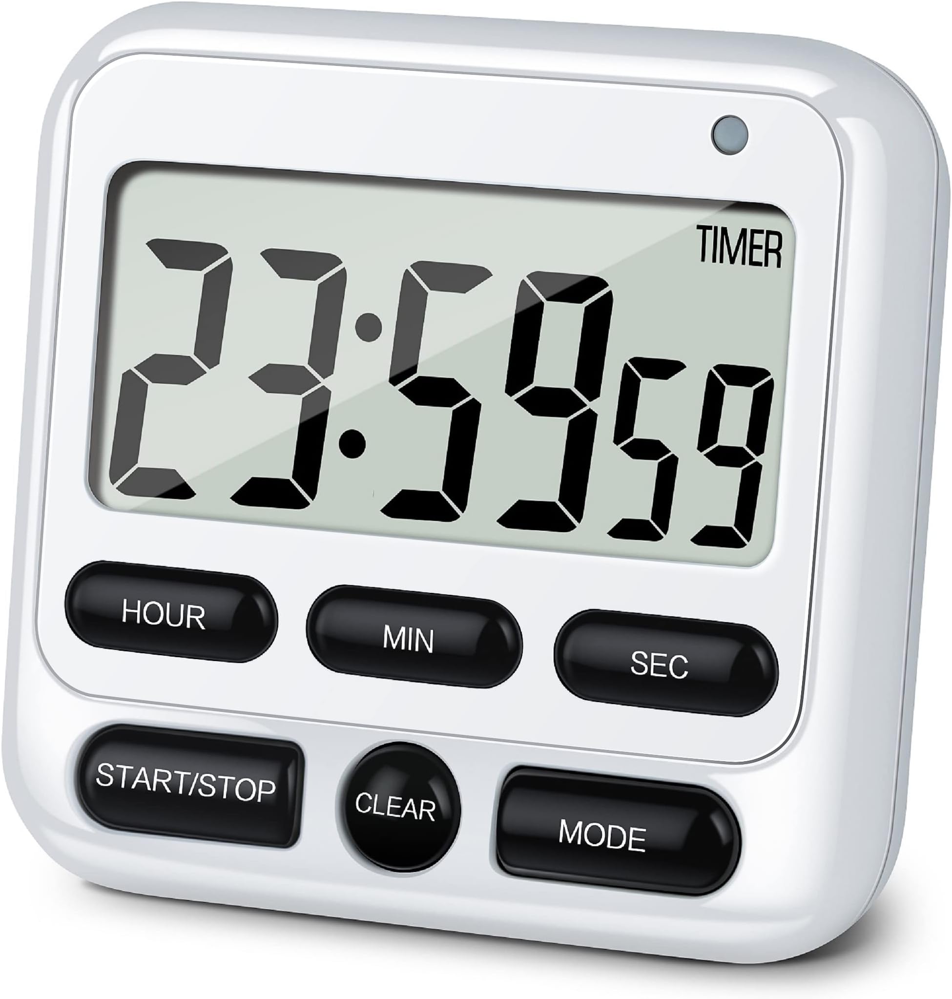 Amazon.com: NKOVE Digital Kitchen Timer 24 Hour Clock and Alarm ...