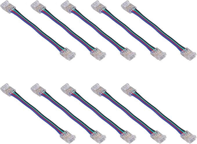 Kit de Conector de Luz de Tira LED, Conector de Tira de Luz COB de ...