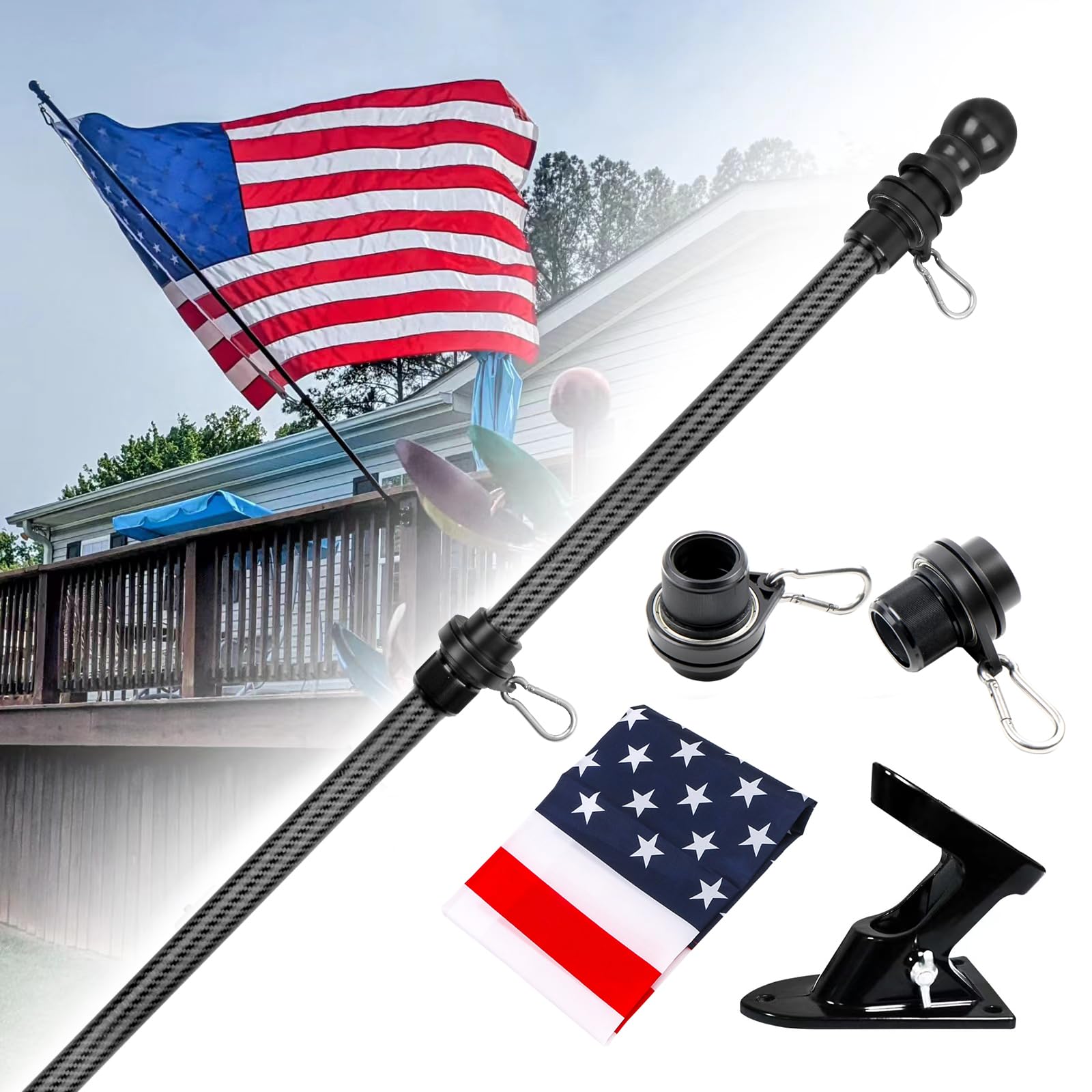 Parade Flag Poles Flag Poles & Banners On Ground Darts | Wasserman