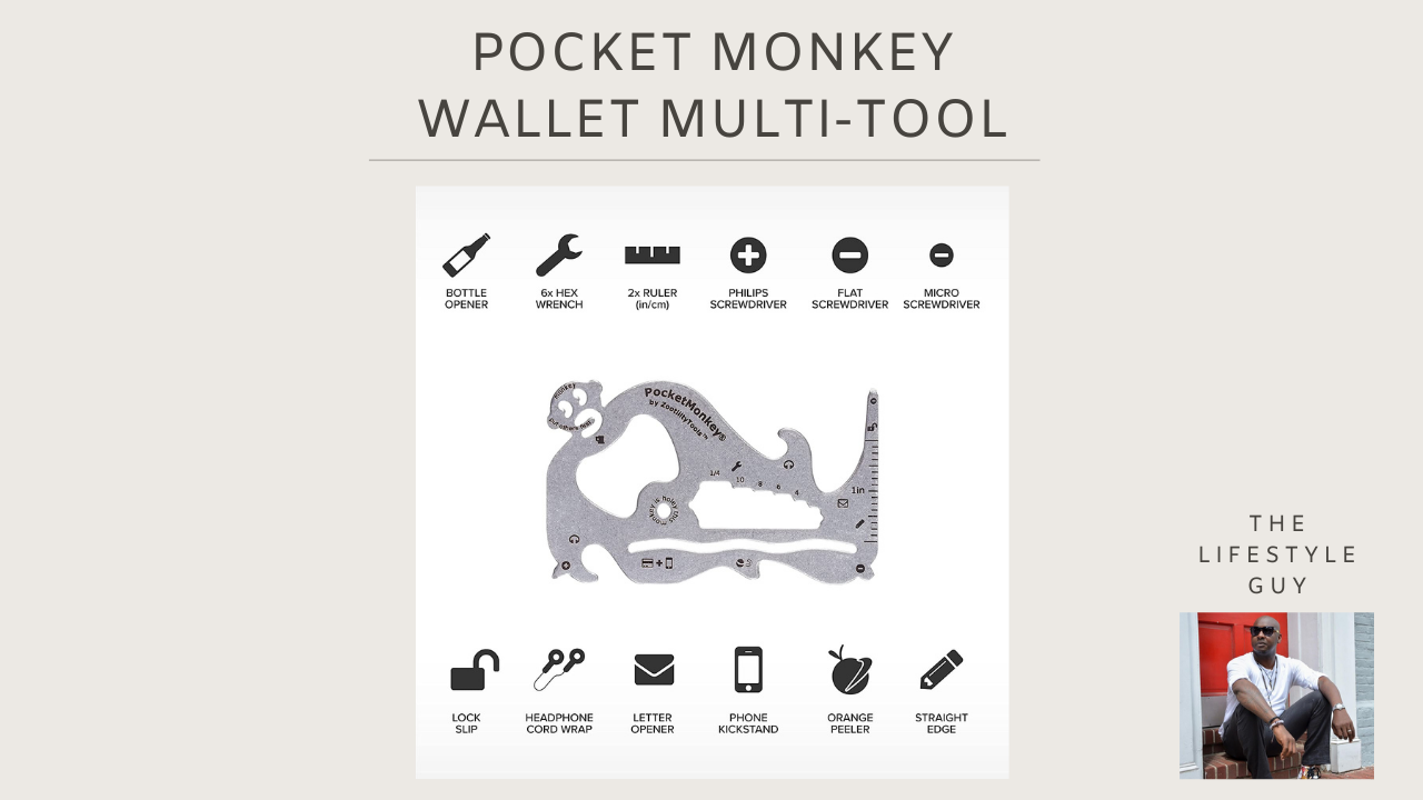 Watch Pocket Monkey Wallet Multi-Tool, Stainless Steel on Amazon Live