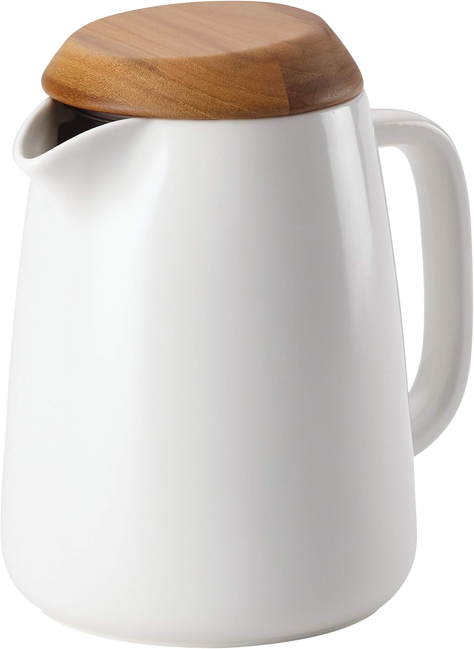 Amazon.com | BonJour Wayfarer Ceramic Coffee Pot, 34 Ounce, Matte White ...