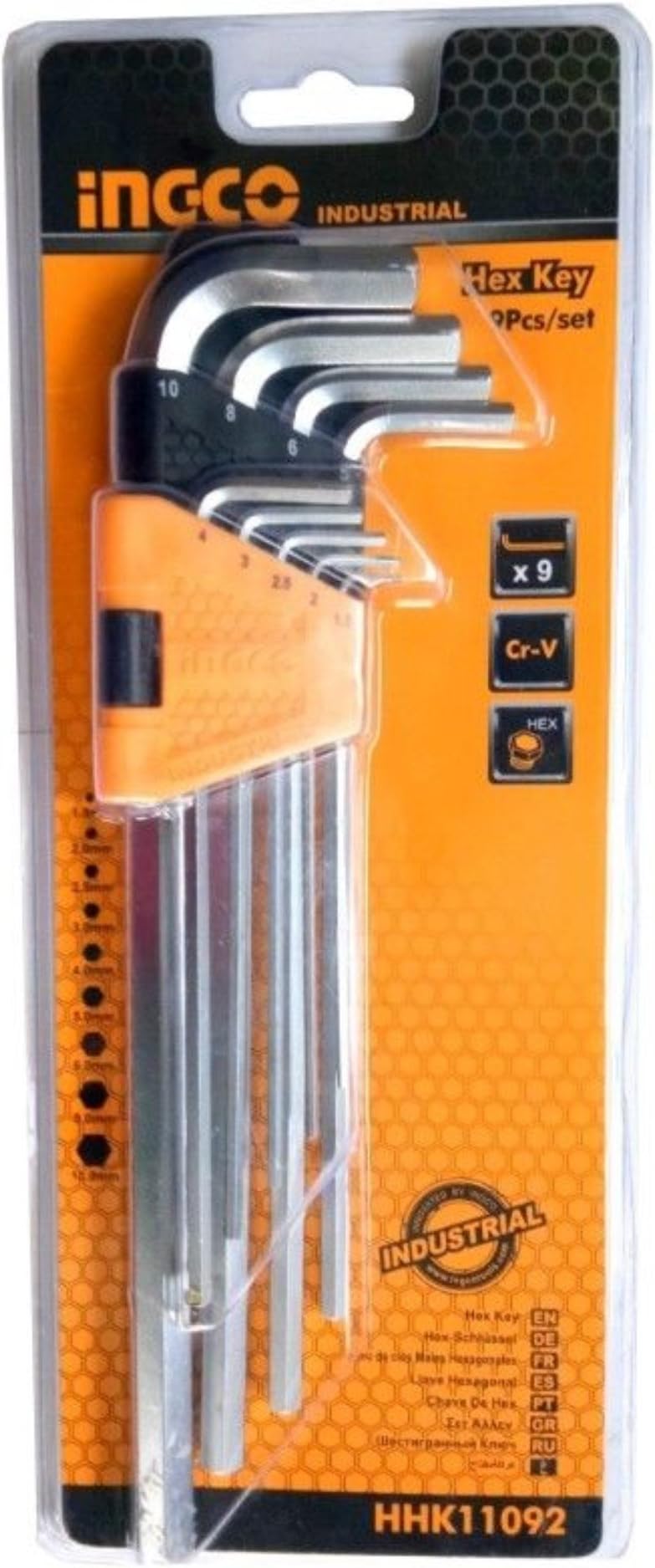 STANLEY 94-158 9 Piece Extra Long Metric Ball End Hex Key Set : Amazon ...