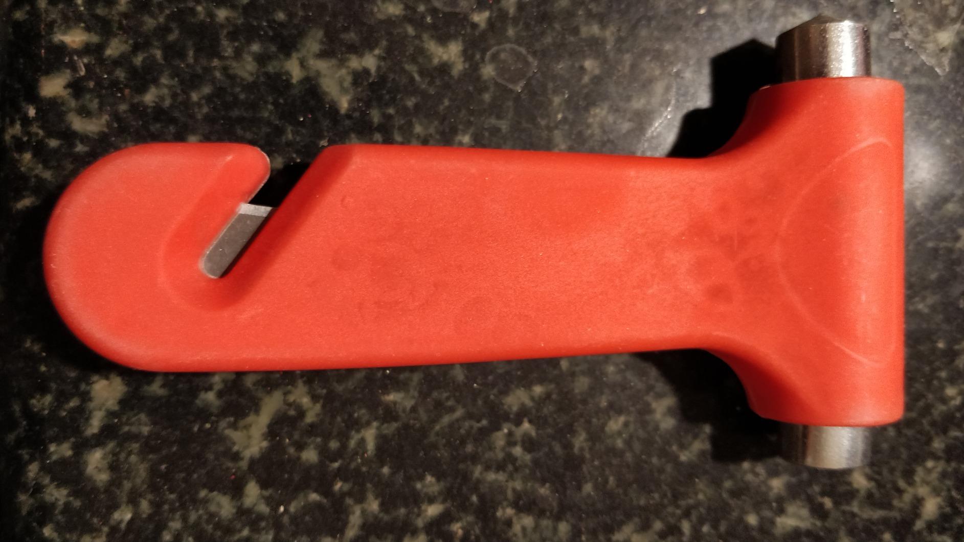 Oshotto Dash Car Hammer 2 in 1 Emergency Tool(Window Glass Breaker and ...