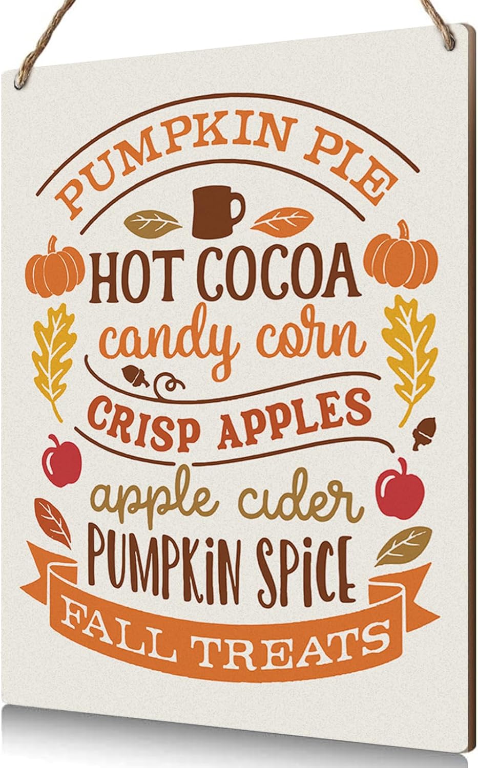 Amazon.com: Funny Autumn Pumpkin Sign Thanksgiving Fall Decor Rustic ...