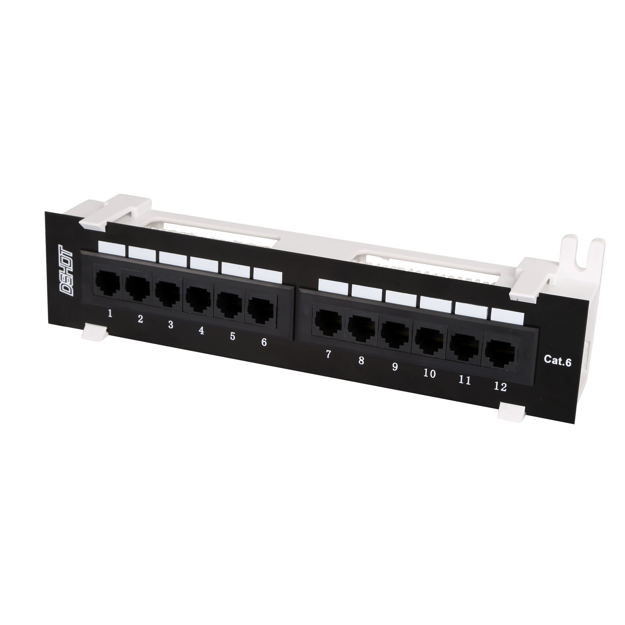 Buy Dshot 12 Port UTP 10 inch Cat6 Network Wall Mount Surface Patch ...
