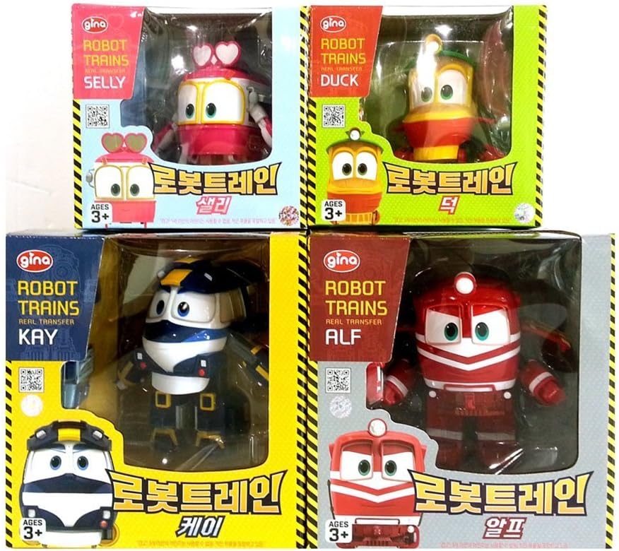 Robot Train Kay ALF Duck Selly (4 Kinds of Robot Trains) Transformer ...