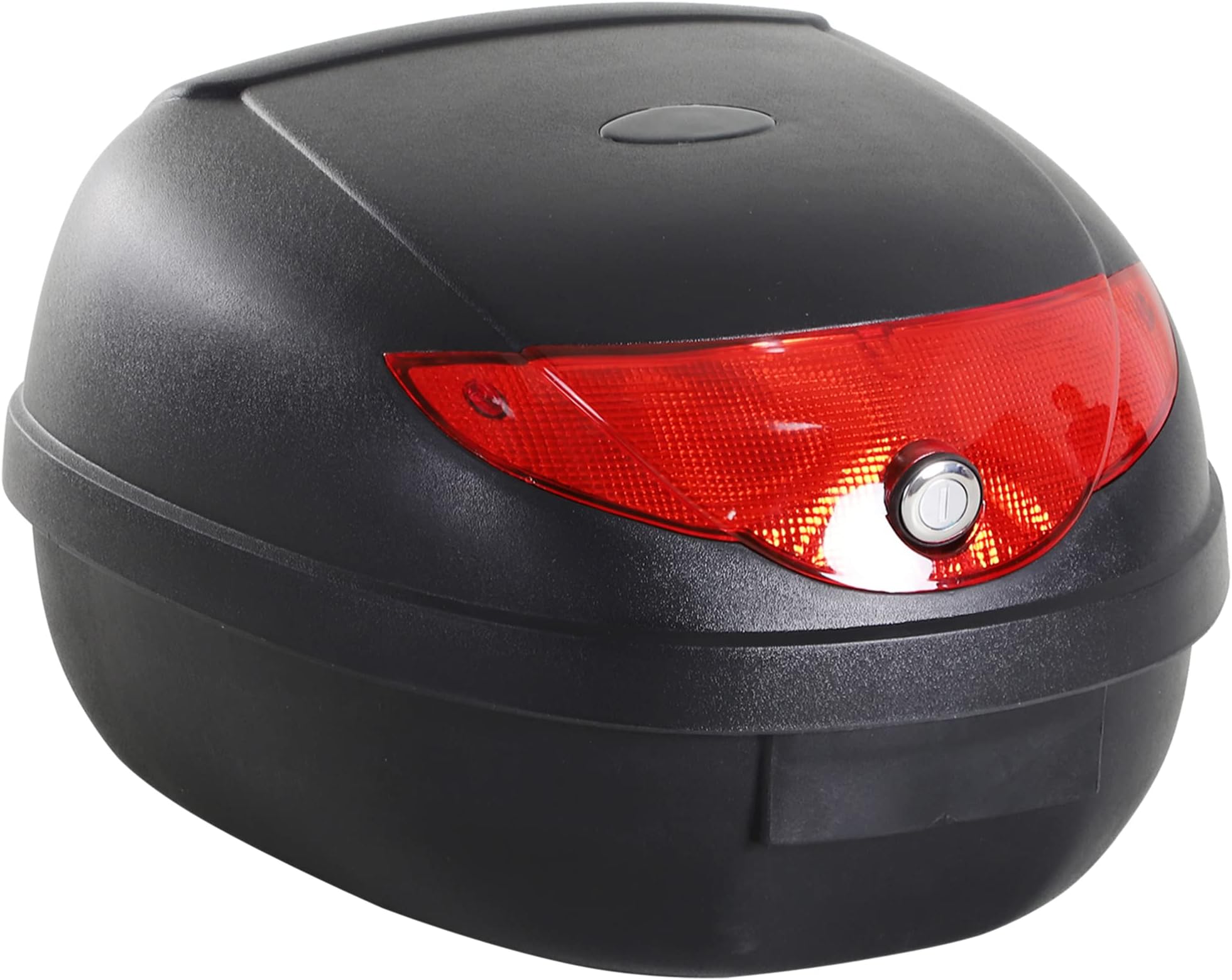 HOMCOM Detachable Scooter Motorcycle Trunk Top Case 24L Tour Luggage ...