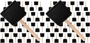 Amazon.com: Pro Grade - Foam Brushes - 3 Inch - 36 Piece Poly Foam ...