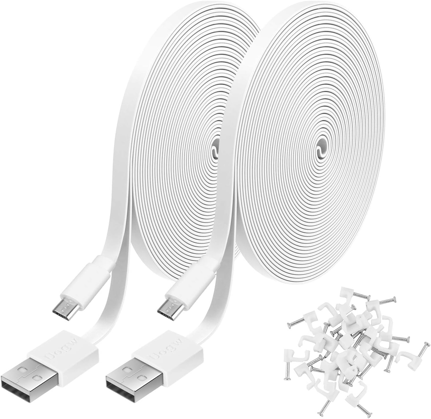 Amazon.com : 30ft/9m Charging Cable and Adapter for eufy Security ...