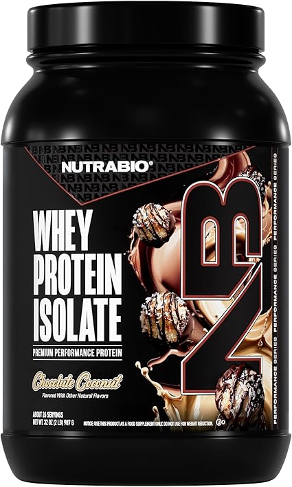 Amazon.com: NutraBio 100% Whey Protein Isolate Protein Powder, 25g ...