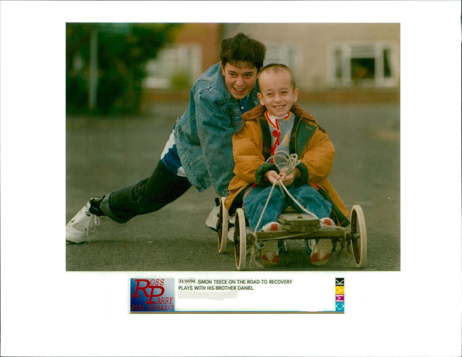 Amazon.com: Vintage photo of Simon teece with his brother daniel ...