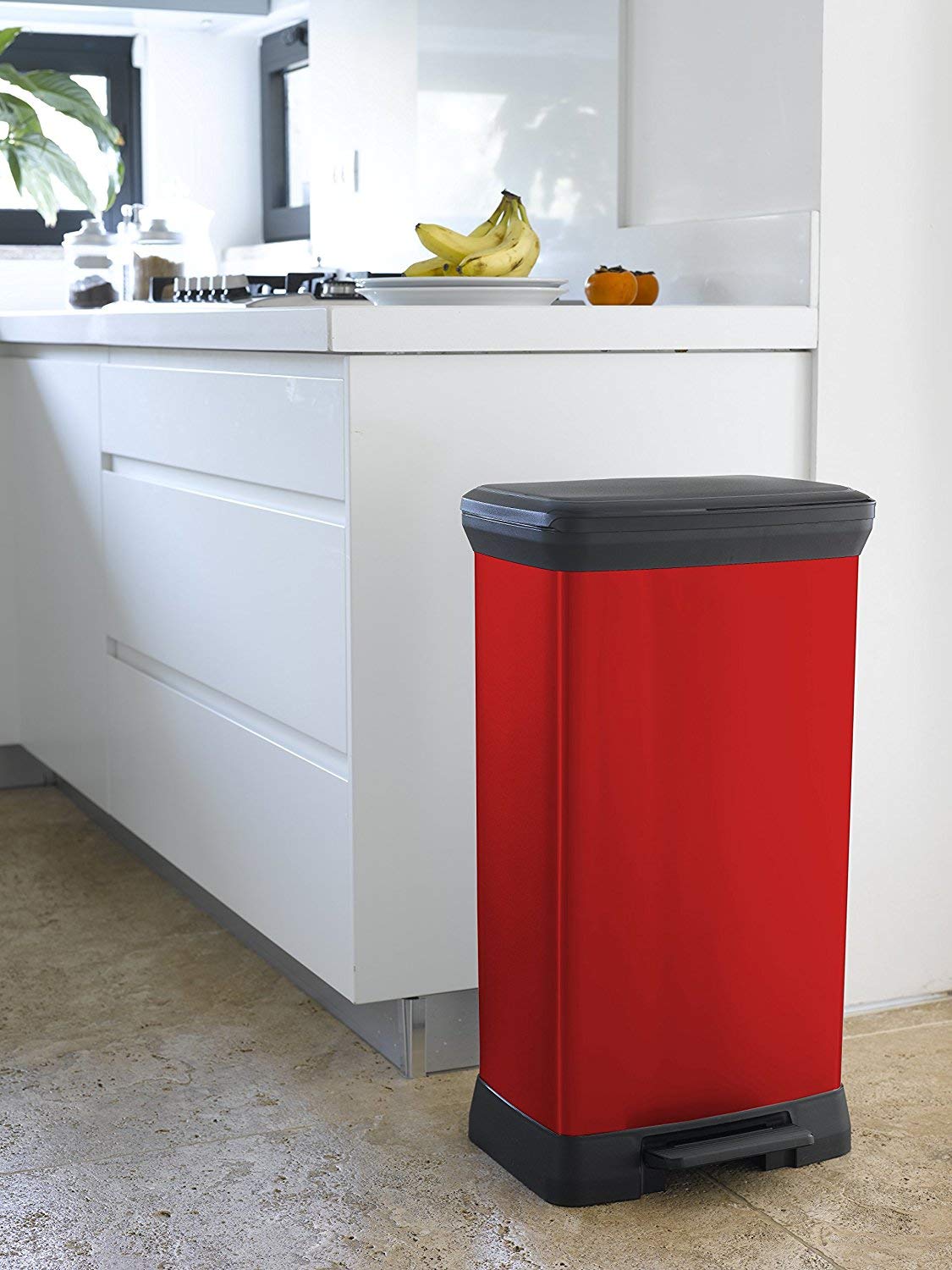 Curver Deco Bin Rectangular 50 Litre Review Unboxing, 42% OFF
