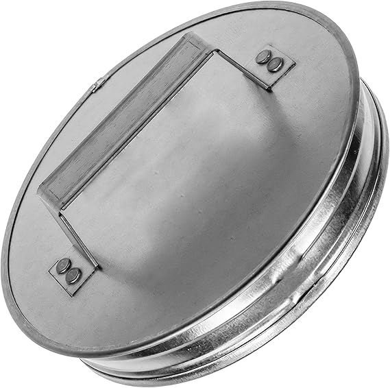 Amazon.com: Vent Systems 6" Metal Tee Cap with Handle. Galvanized Steel ...