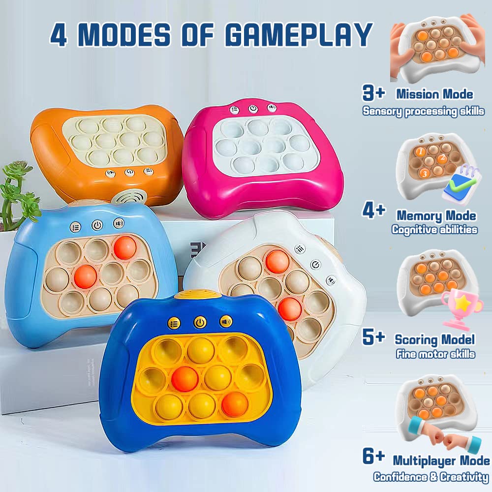 Snapklik.com : Uniland Pop Fidget Toy,Light Up Popping Game,Quick Push ...