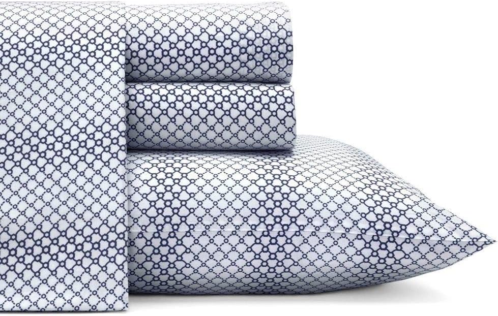 Amazon.com: 3 Piece Modern Geometric Sheets Queen Size, Beautiful ...