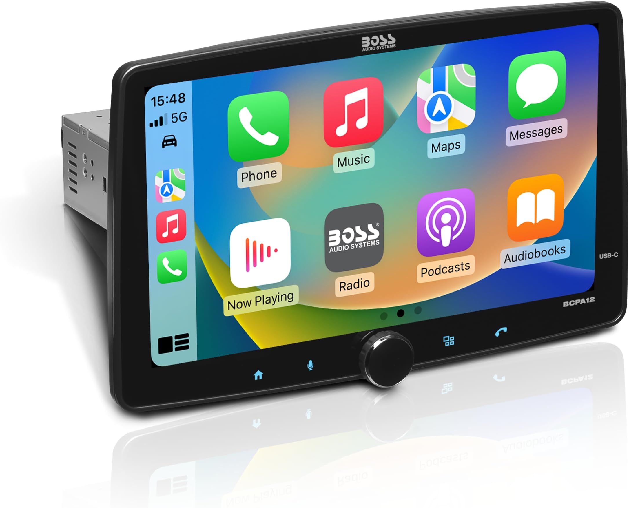 Amazon.com: BOSS Audio Systems BCPA12 Single Din Car Stereo - Apple ...