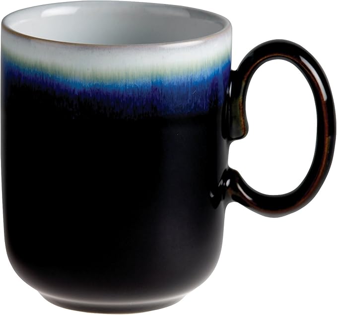 Denby Jet/Imperial Blue Double Dip Mug 0.3l : Amazon.co.uk: Home & Kitchen