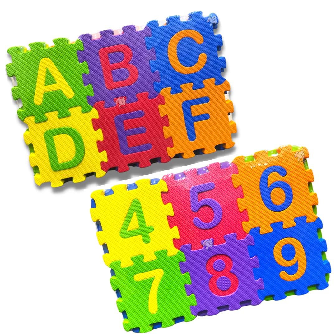 Buy Illuminati Kart - Alphabet and Number Floor Mat Puzzle - Mini ...
